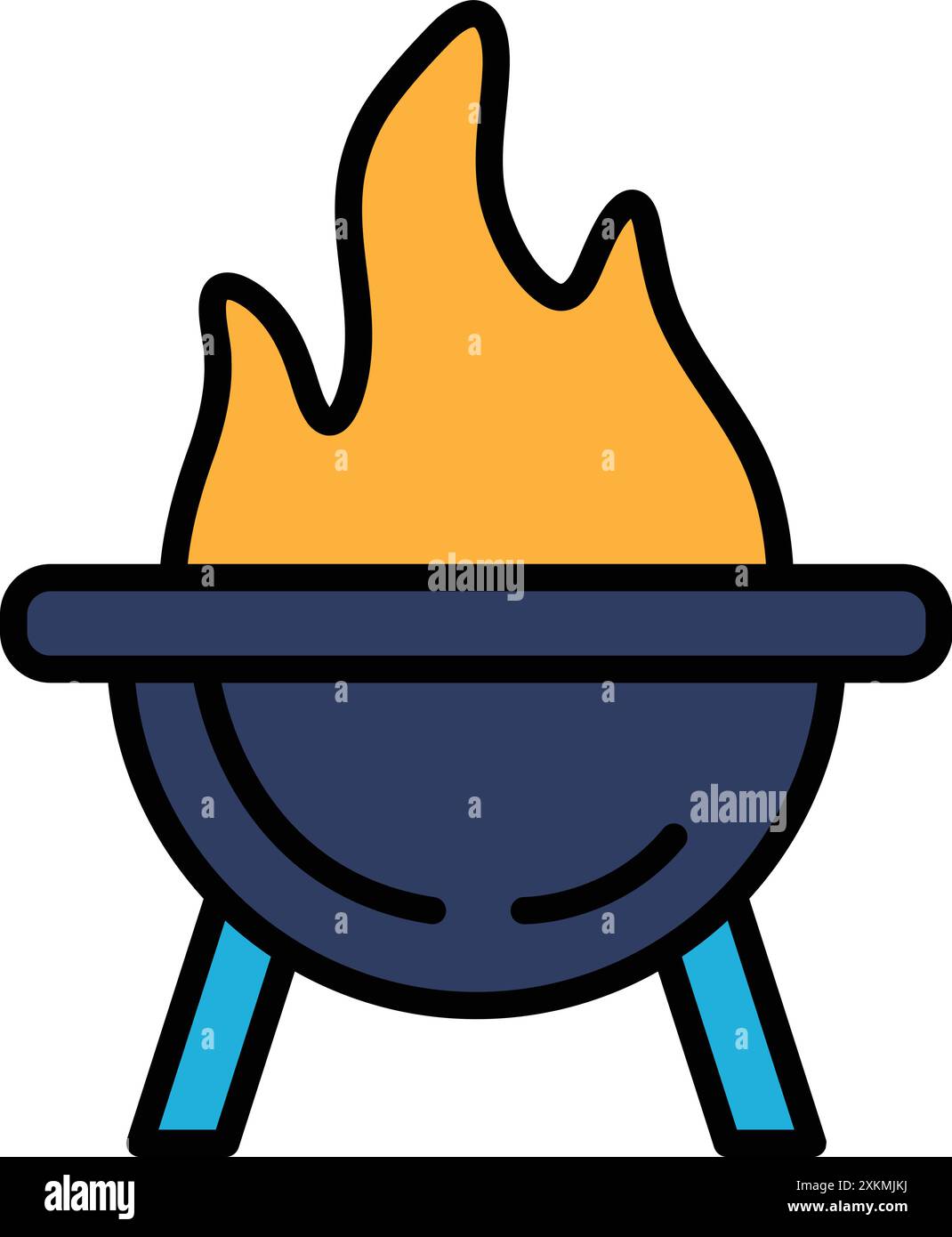 Hot dog in bun mustard Stock Vector Images - Alamy