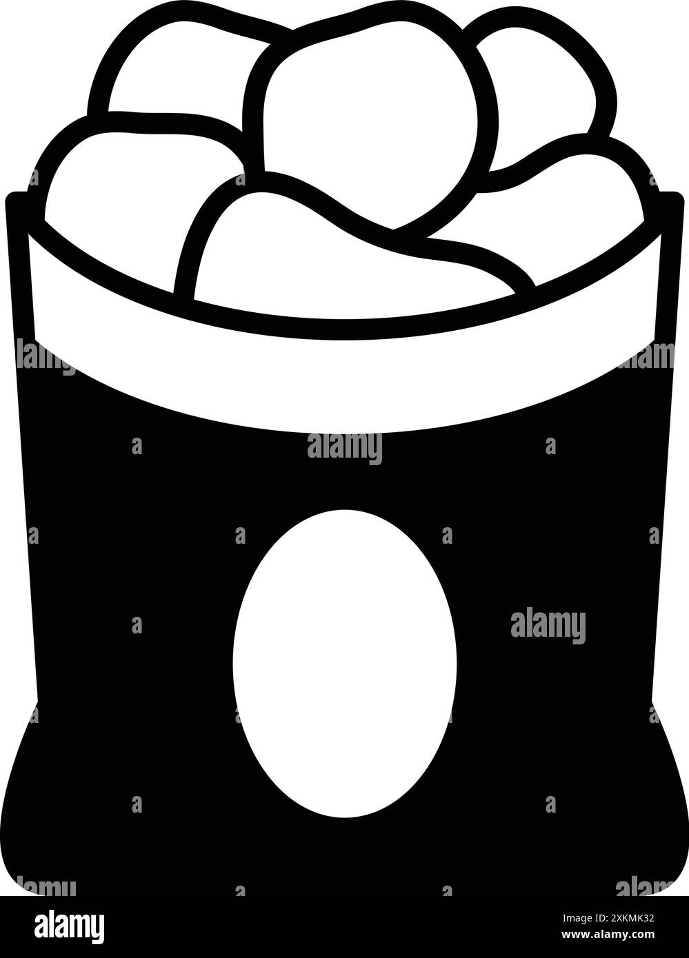 Chips snack icon outline Stock Vector Images - Alamy