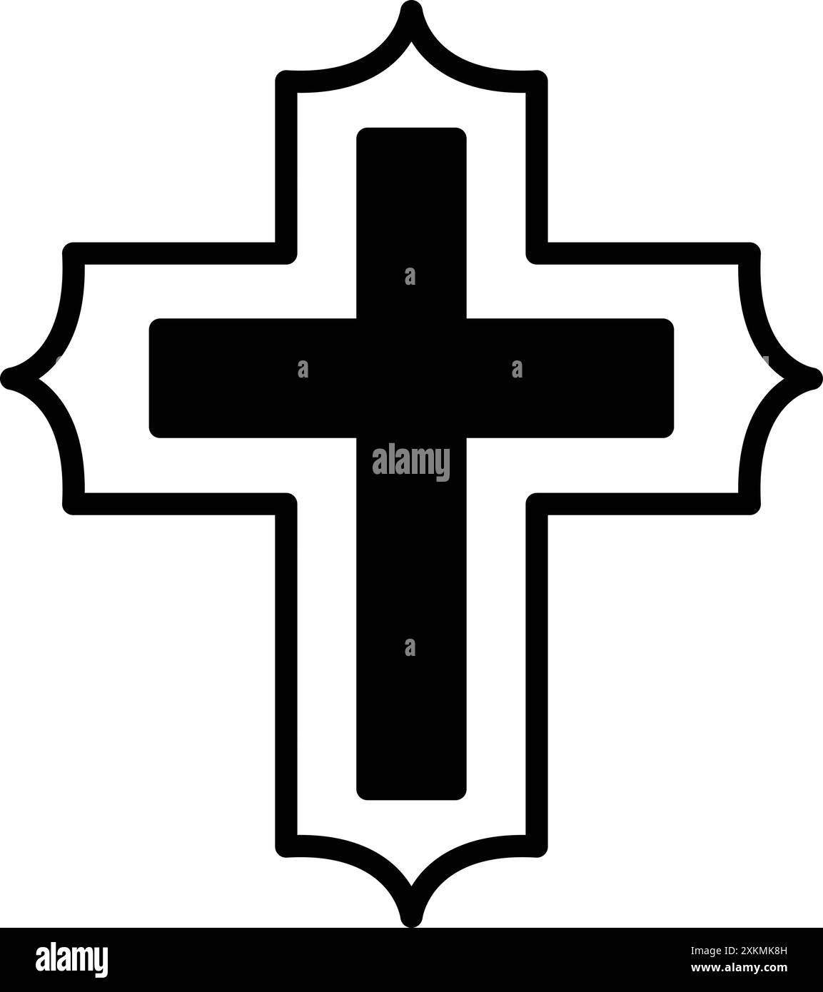 Make a cross Stock Vector Images - Alamy
