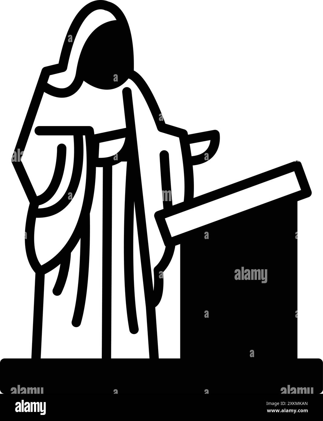 Jesus christ face style art vector hi-res stock photography and images ...