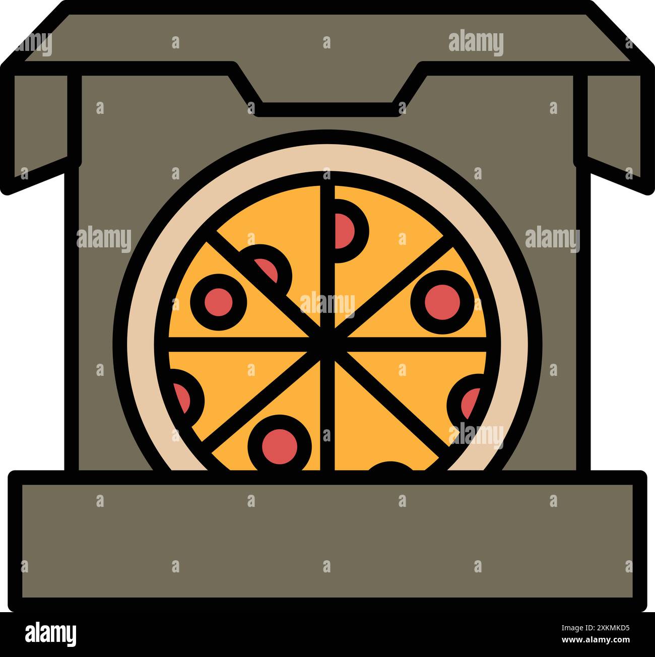 Make a pizza Stock Vector Images - Alamy