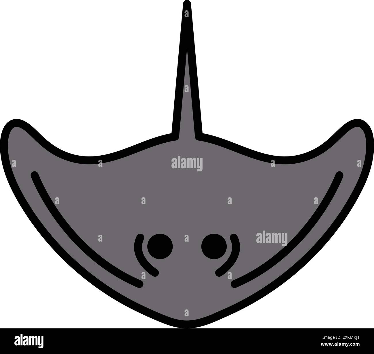 Sting ray silhouette hi-res stock photography and images - Alamy
