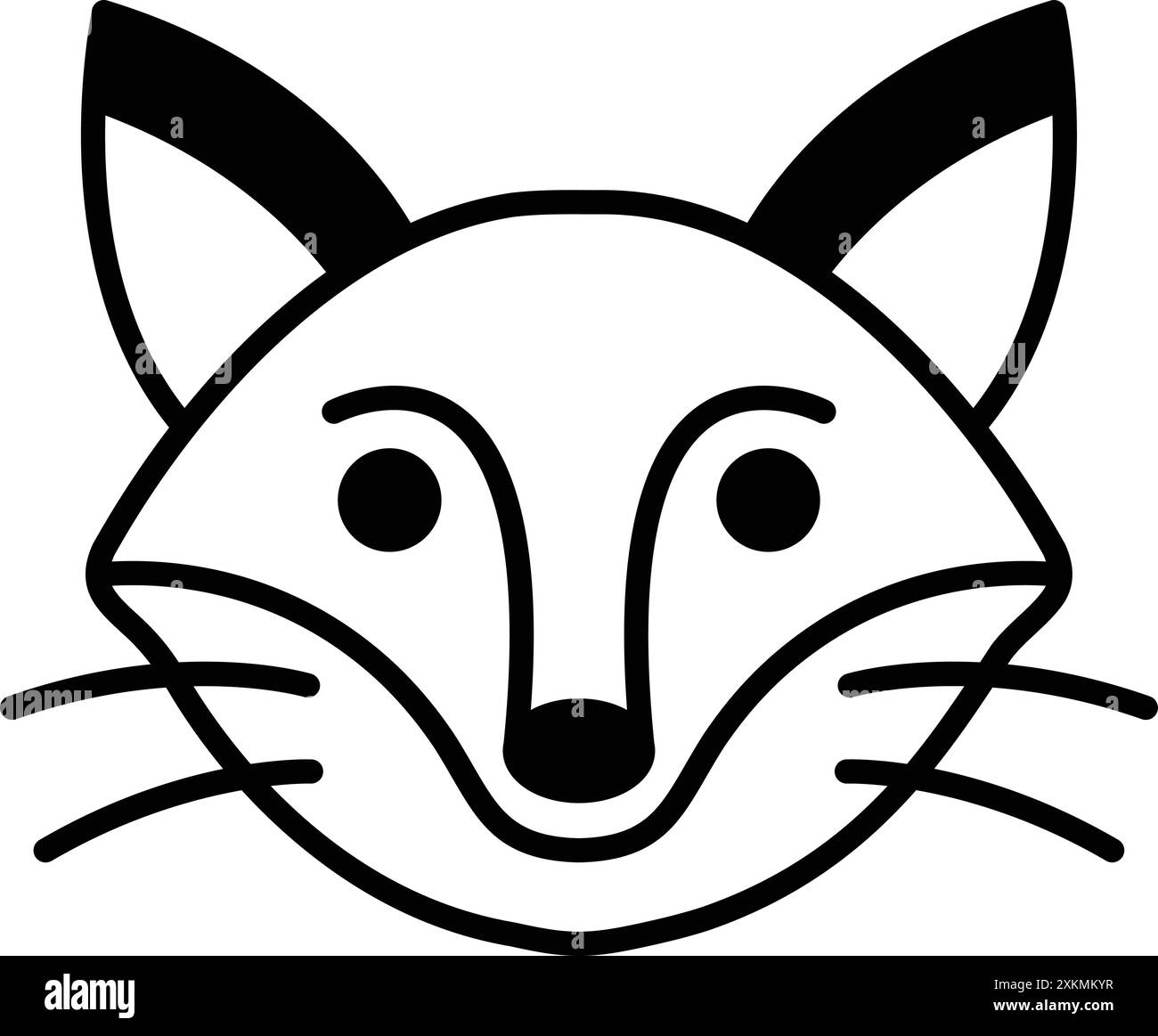 Sketch of a fox Stock Vector Images - Alamy