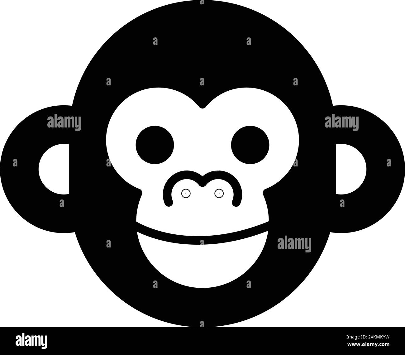 Monkey line drawing Black and White Stock Photos & Images - Alamy