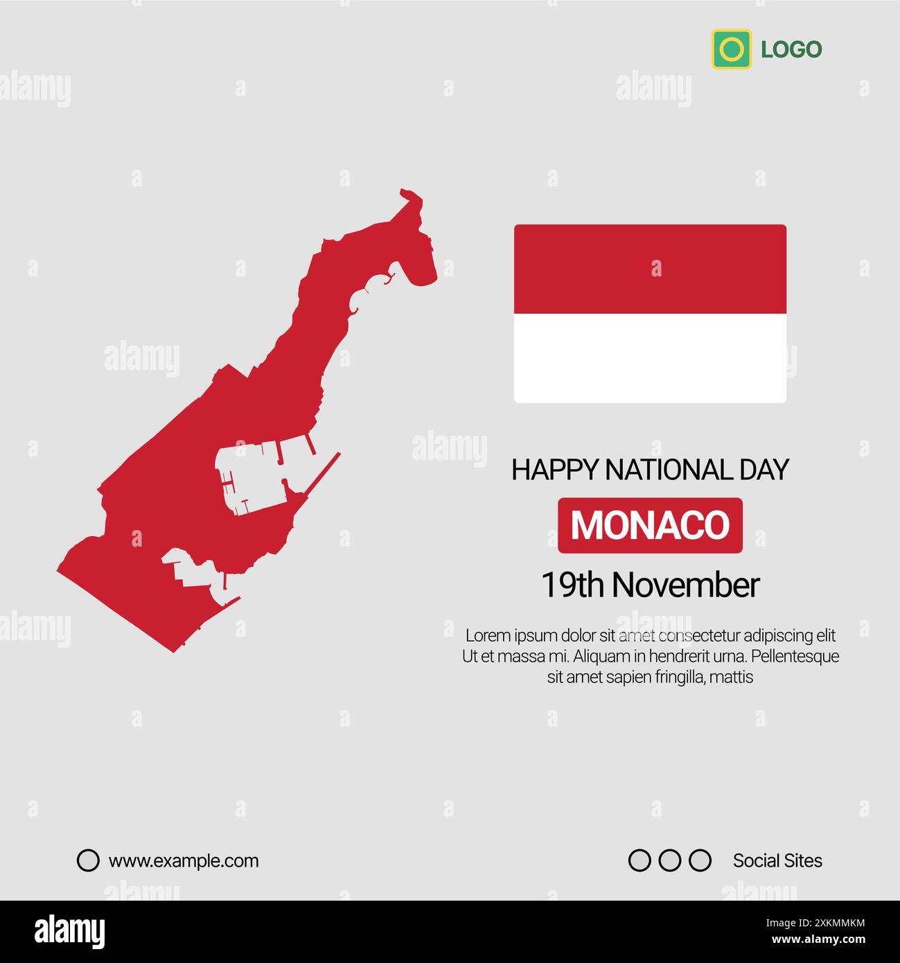 Download monaco flag vector hi-res stock photography and images - Alamy