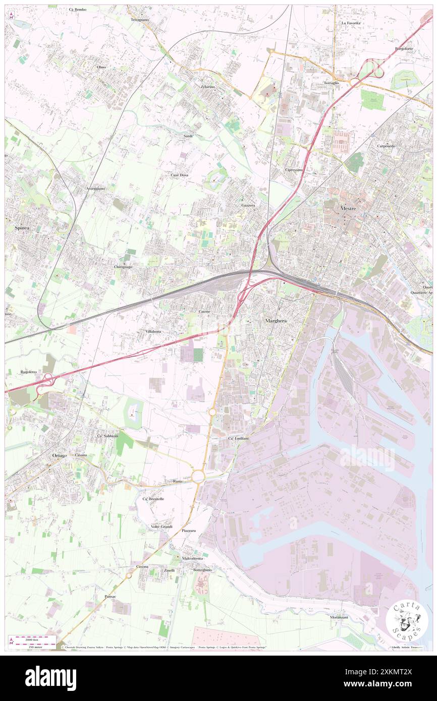 Mestre map hi-res stock photography and images - Alamy