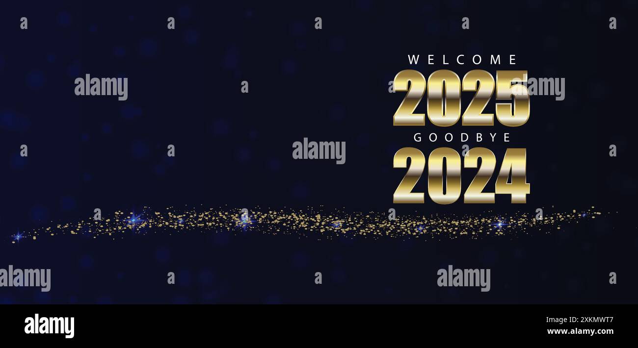 Goodbye 2024 welcome 2025 hi-res stock photography and images - Alamy