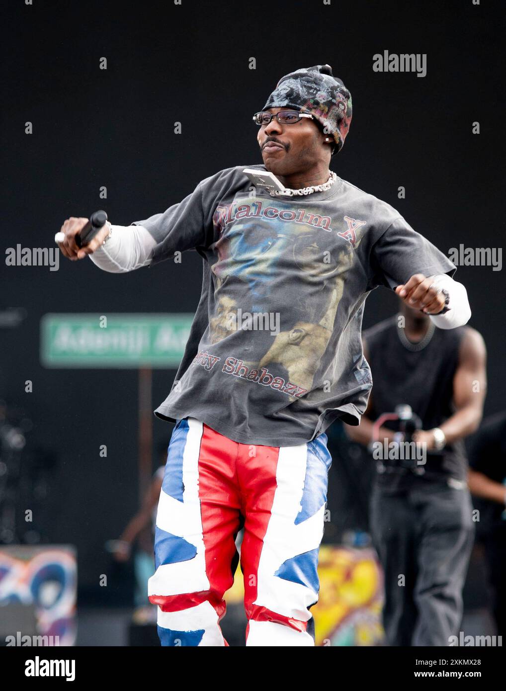 Asake preforming at the Wireless festival Finsbury Park London Stock ...