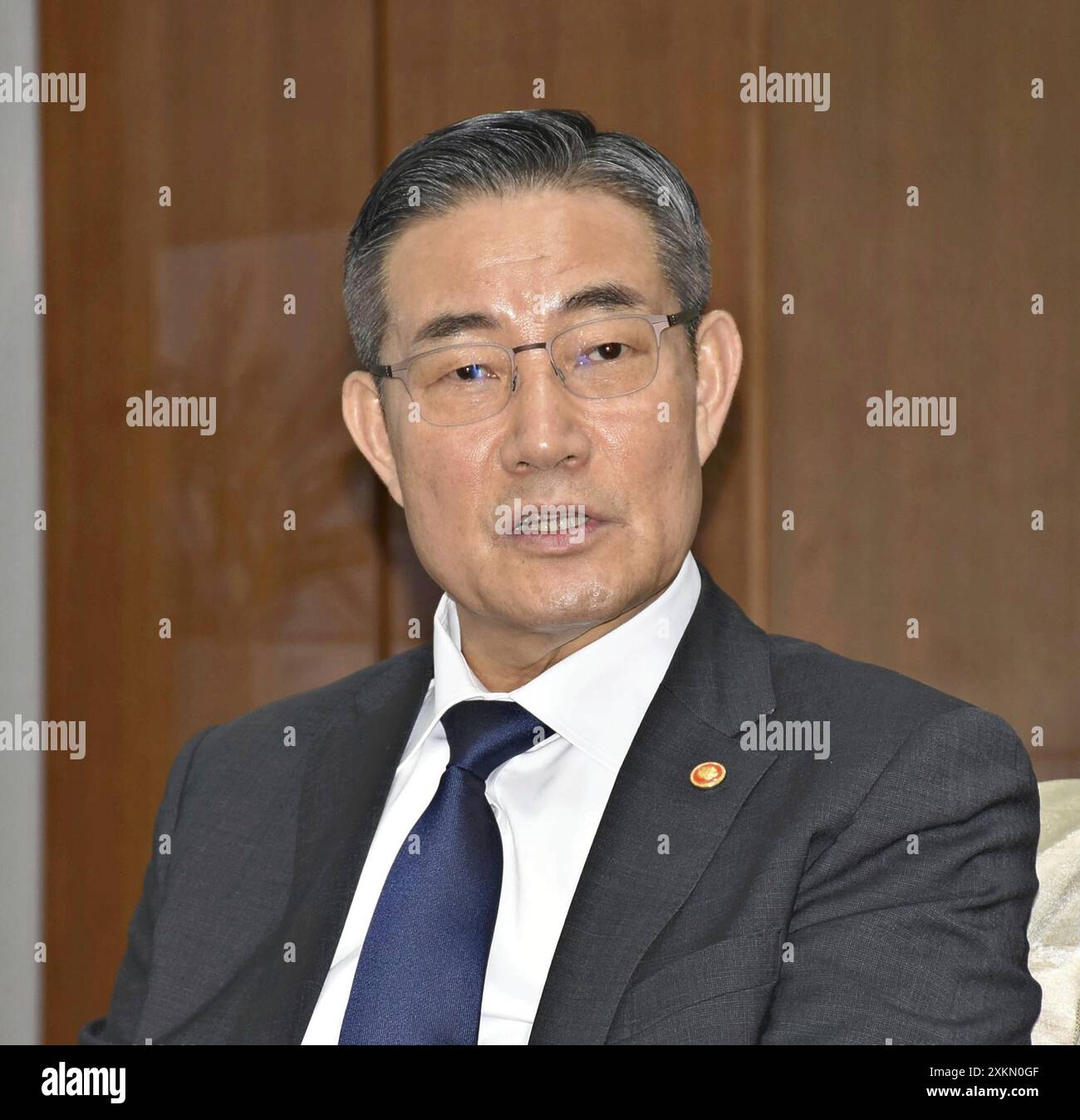 South Korean Minister of National Defense Shin Won-sik attends an ...