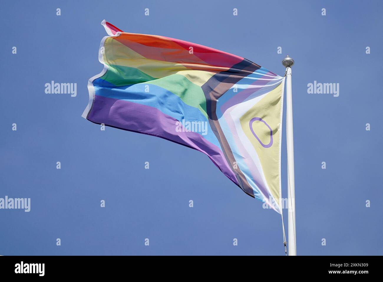 File photo dated 28/05/23 of a Pride flag. A first-of-its-kind set of ...