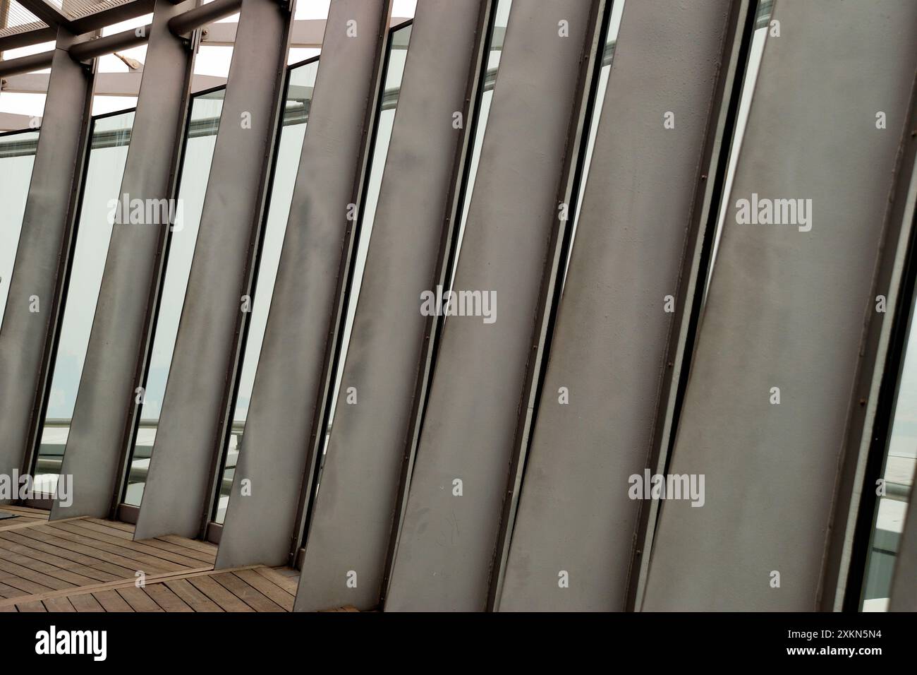 Partial view of the observation deck The Macau Tower Convention and ...