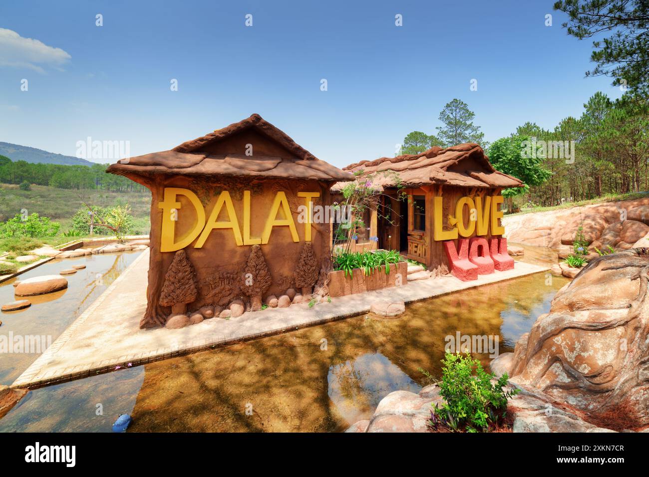 Amazing house of clay at the Dalat Star Stock Photo - Alamy