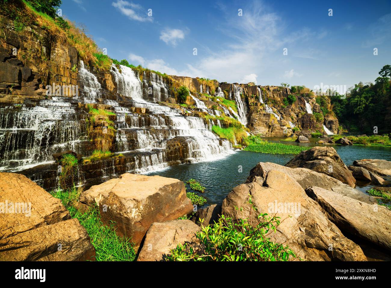 Beautiful crystal water waterfall cascade hi-res stock photography and ...