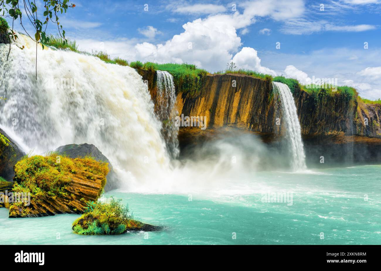 The Dray Nur Waterfall, Dak Lak Province (Daklak) of Vietnam Stock ...