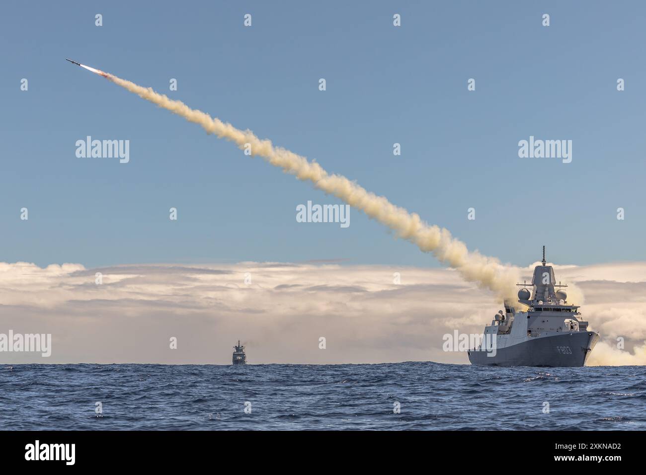 Royal Netherlands Navy De Zeven Provinciën-class frigate HNLMS Tromp ...