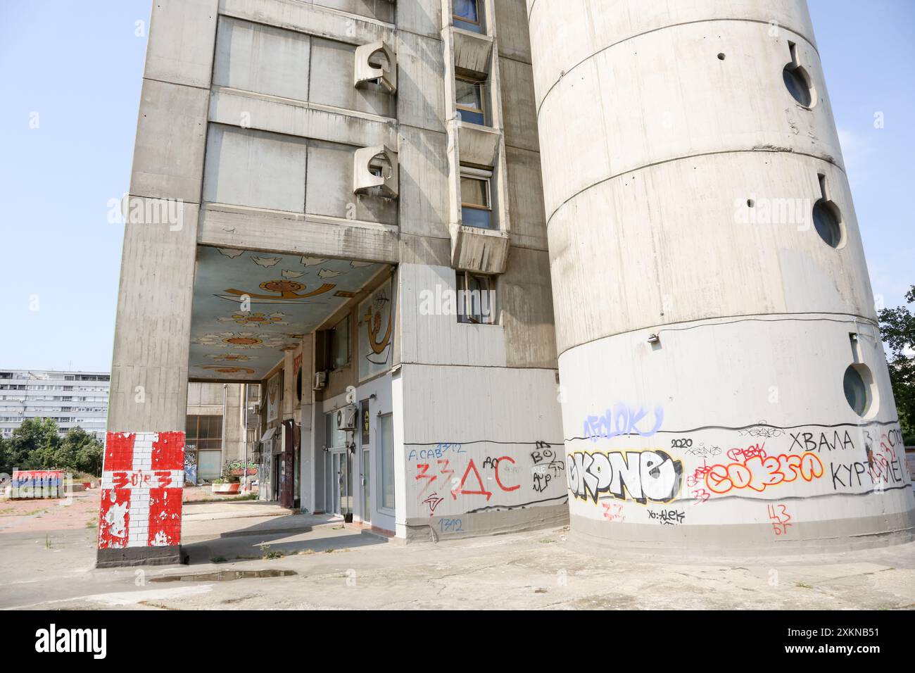 Western City Gate, New Belgrade, Serbia Stock Photo - Alamy