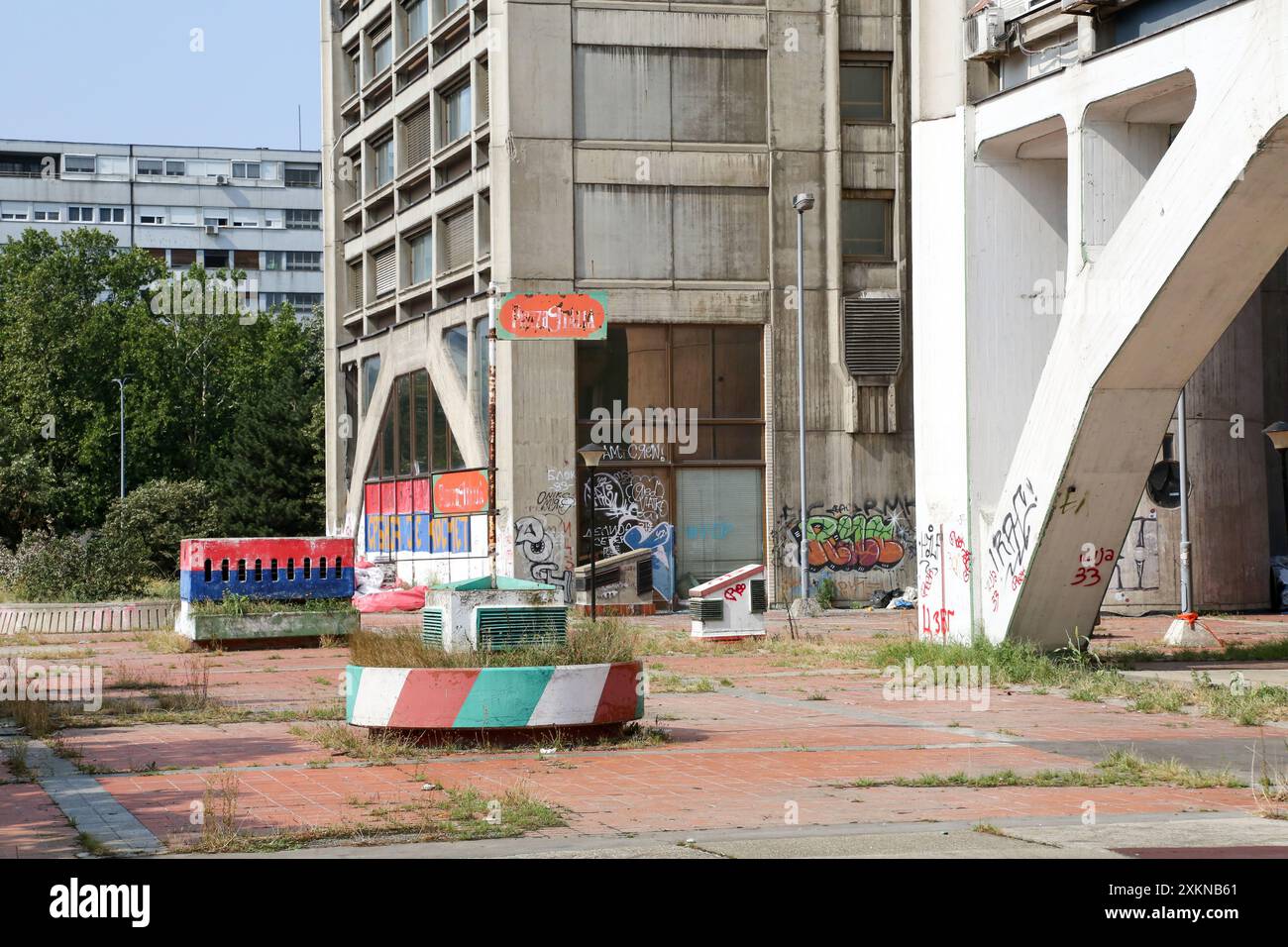 Western City Gate, New Belgrade, Serbia Stock Photo - Alamy