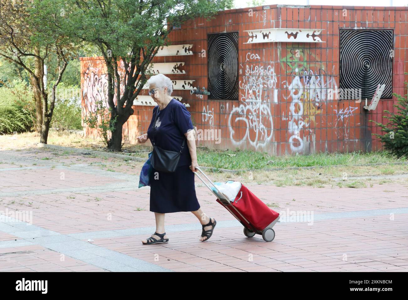 Western City Gate, New Belgrade, Serbia Stock Photo - Alamy