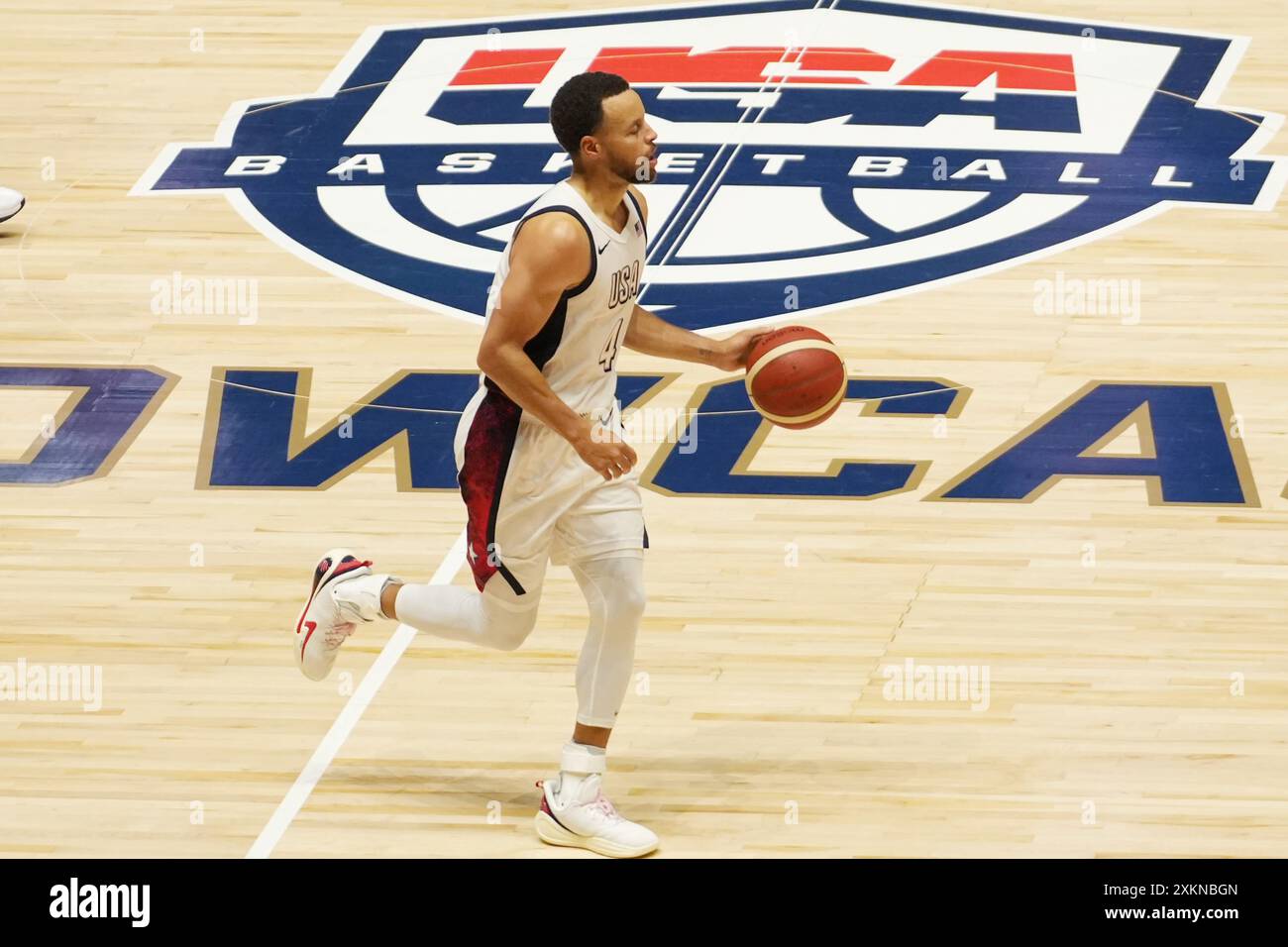 Stephen Curry of Usa during the International Friendly basketball match ...