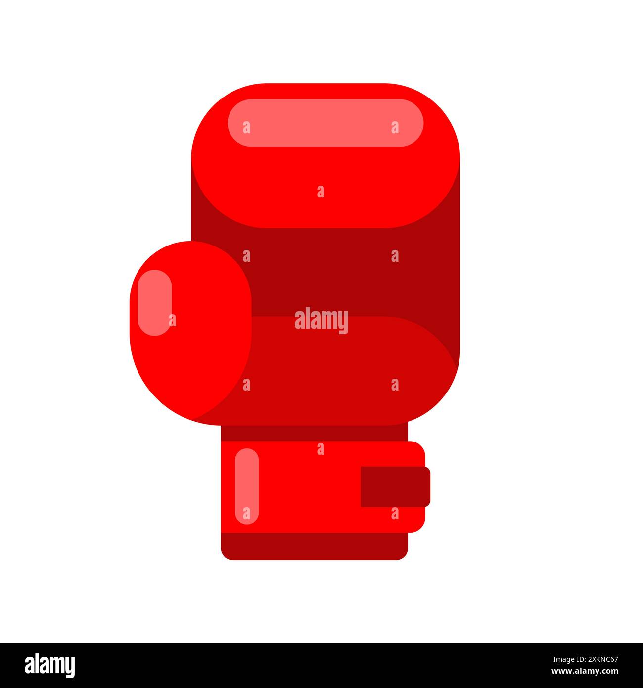 Boxing glove isolated. boxing accessory. Boxer uniform Stock Vector ...