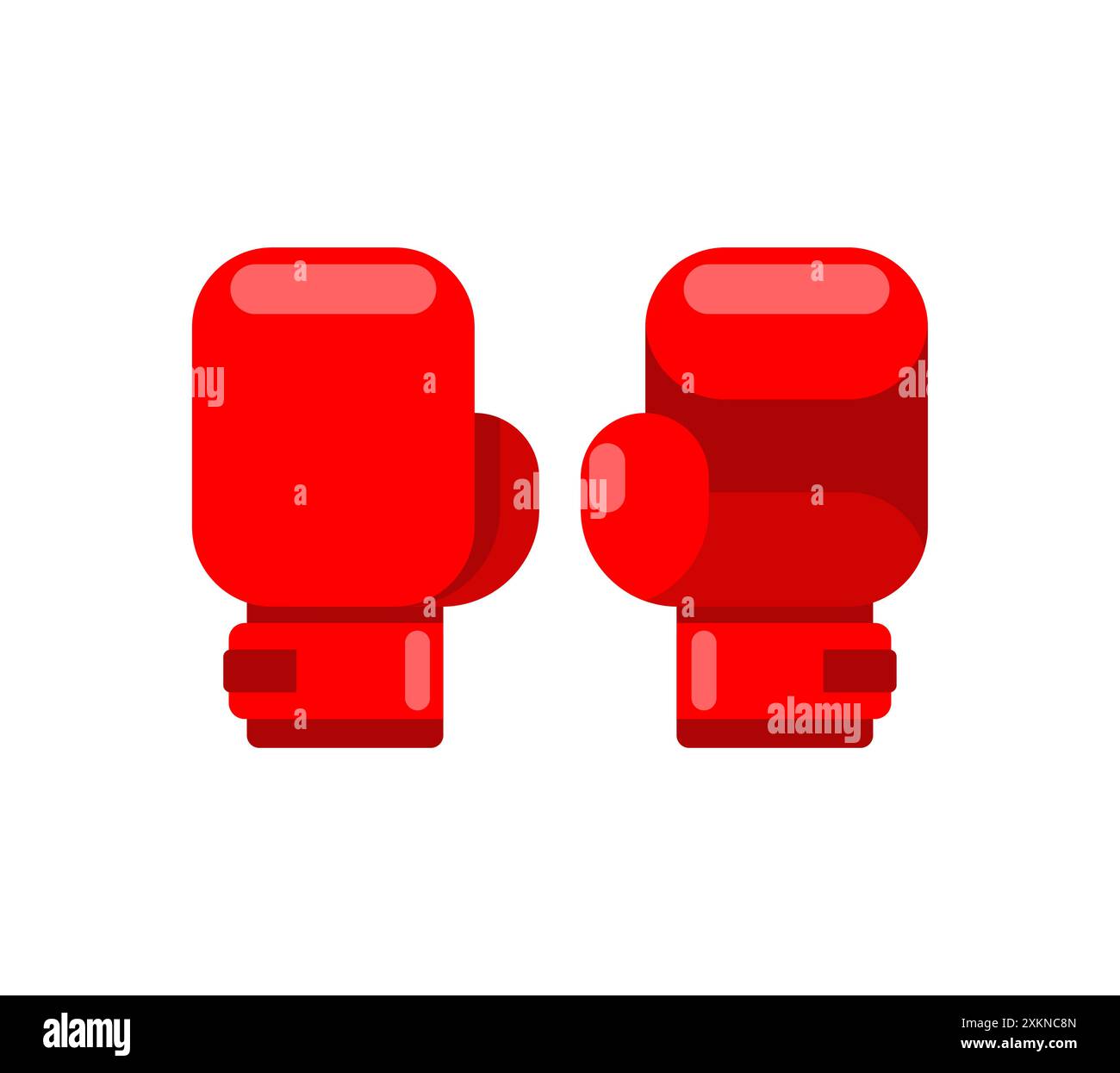 Boxing glove isolated. boxing accessory. Boxer uniform Stock Vector ...