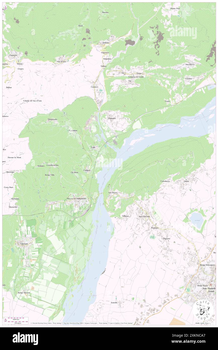 Friuli map hi-res stock photography and images - Alamy