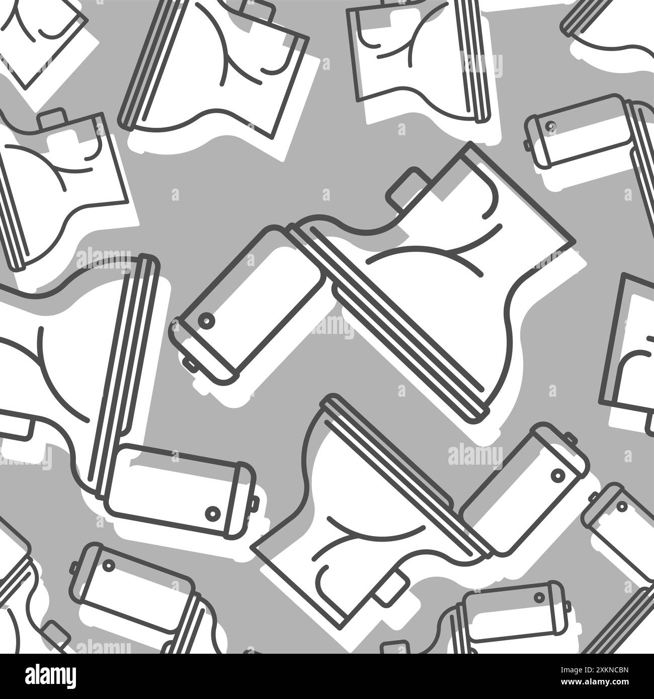 Toilet pot pattern seamless. WC background. Toilet texture Stock Vector ...