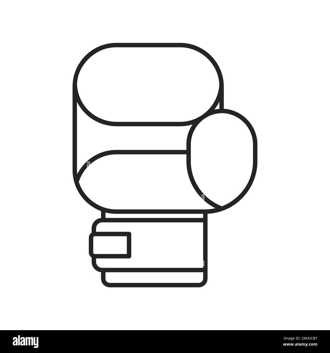 Boxing ring black and white Stock Vector Images - Alamy