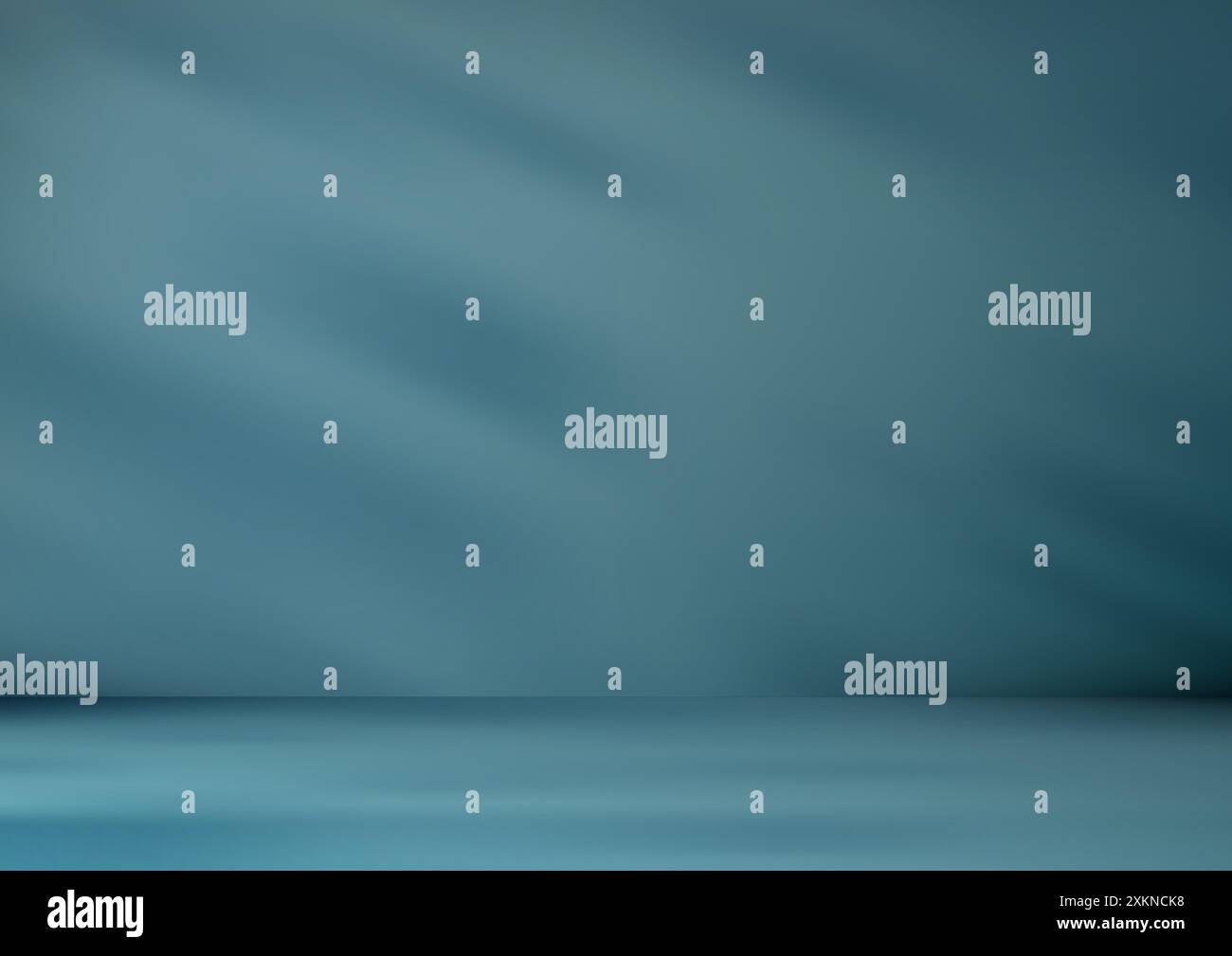 Blue Studio Room with Soft Shadow Modern Photography Background for ...