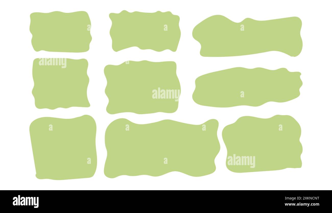 Set rectangle and square paper quote frames, quote text box, empty form ...