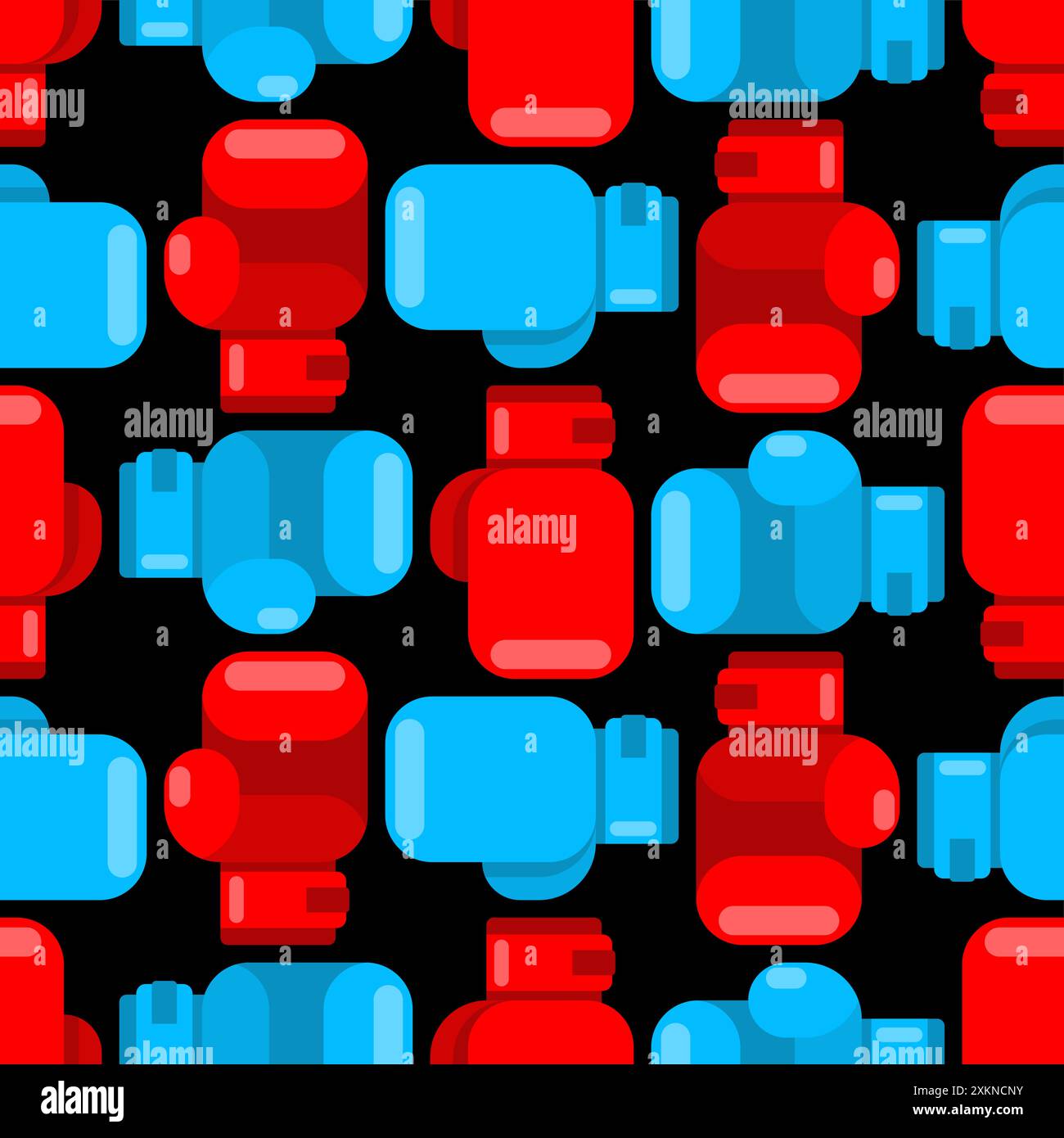 Boxing glove pattern seamless. boxing accessory background. Boxer ...