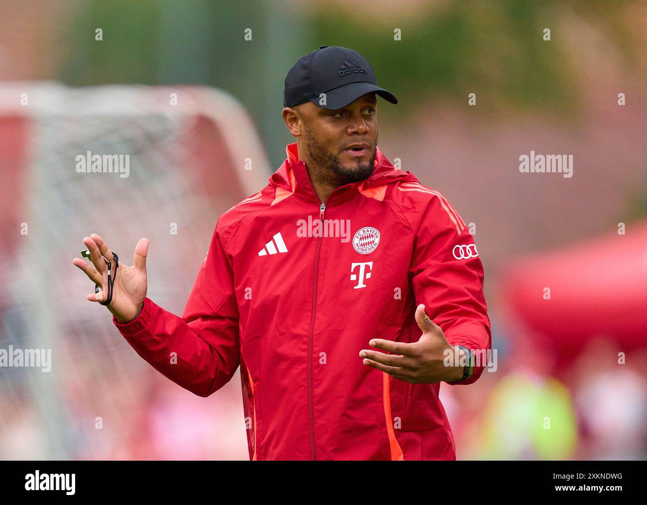 Trainer Vincent Kompany (FCB), team manager, headcoach, coach, at the ...