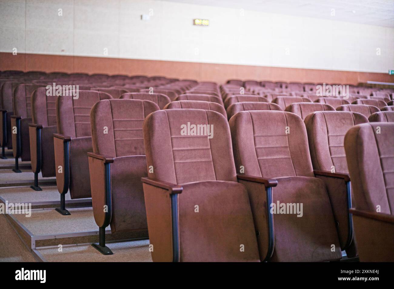 chairs in the conference hall before the start. research and science ...