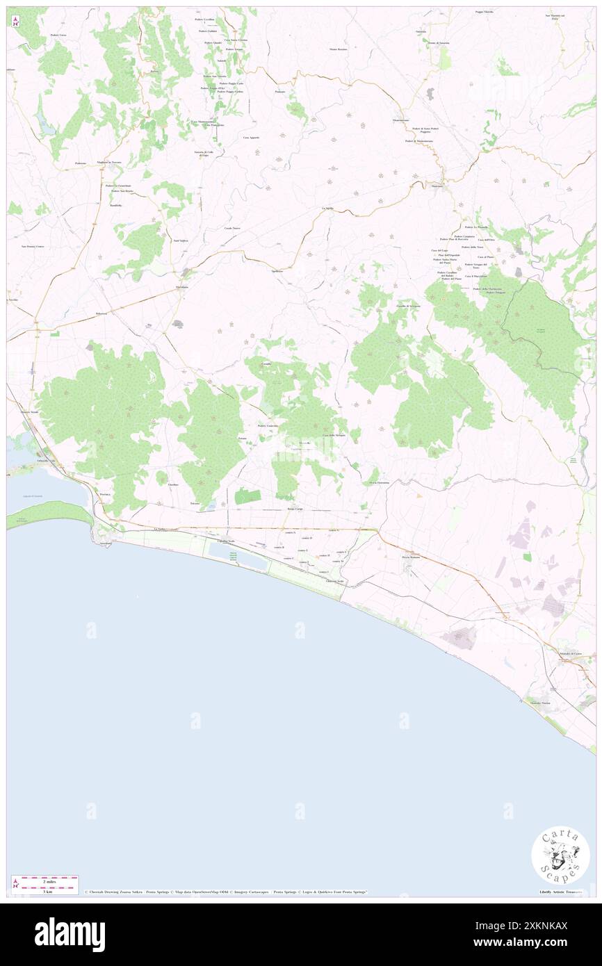 Capalbio map hi-res stock photography and images - Alamy