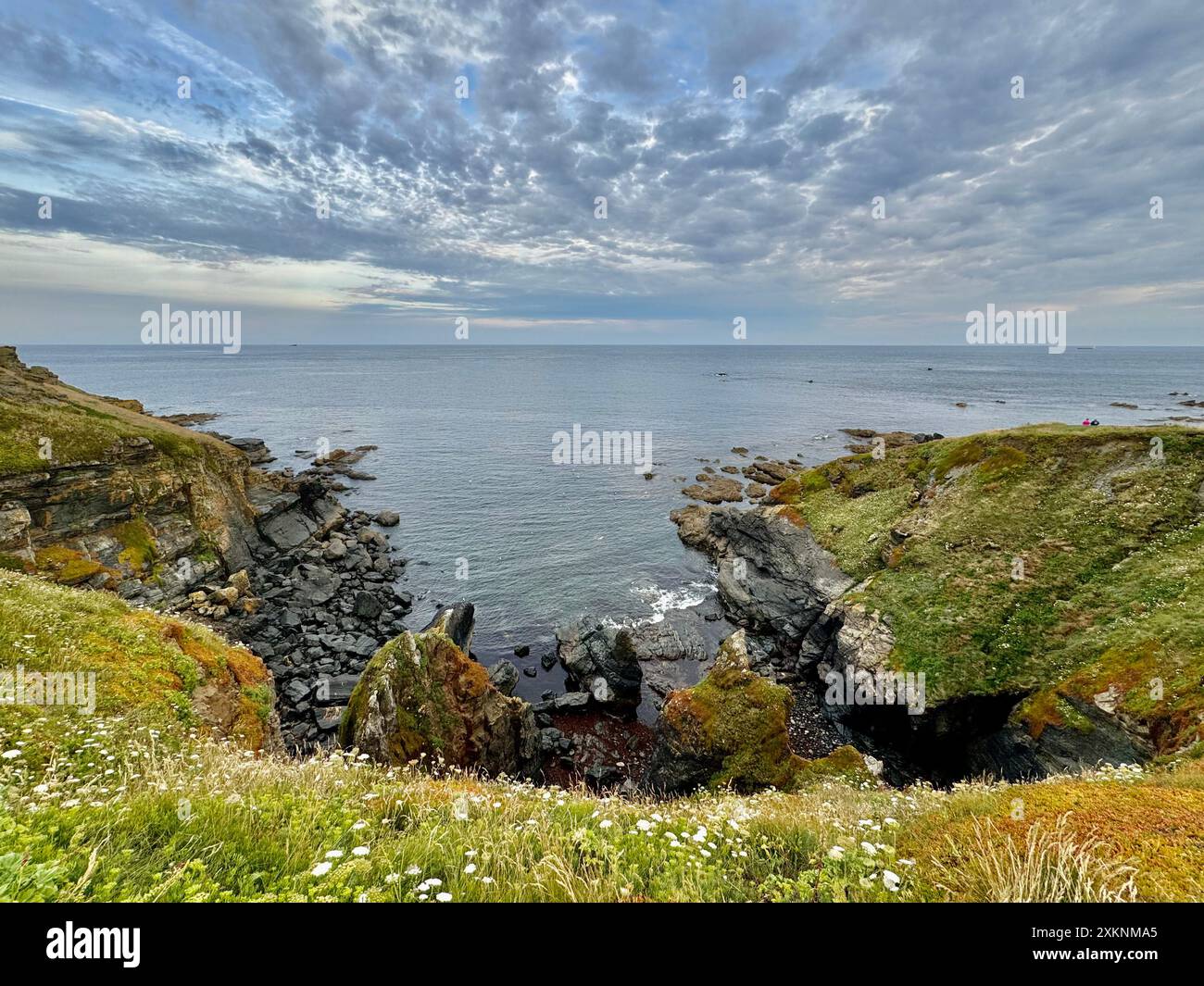 The Celtic Sea from Lizard Point, Cornwall, England, UK Stock Photo - Alamy
