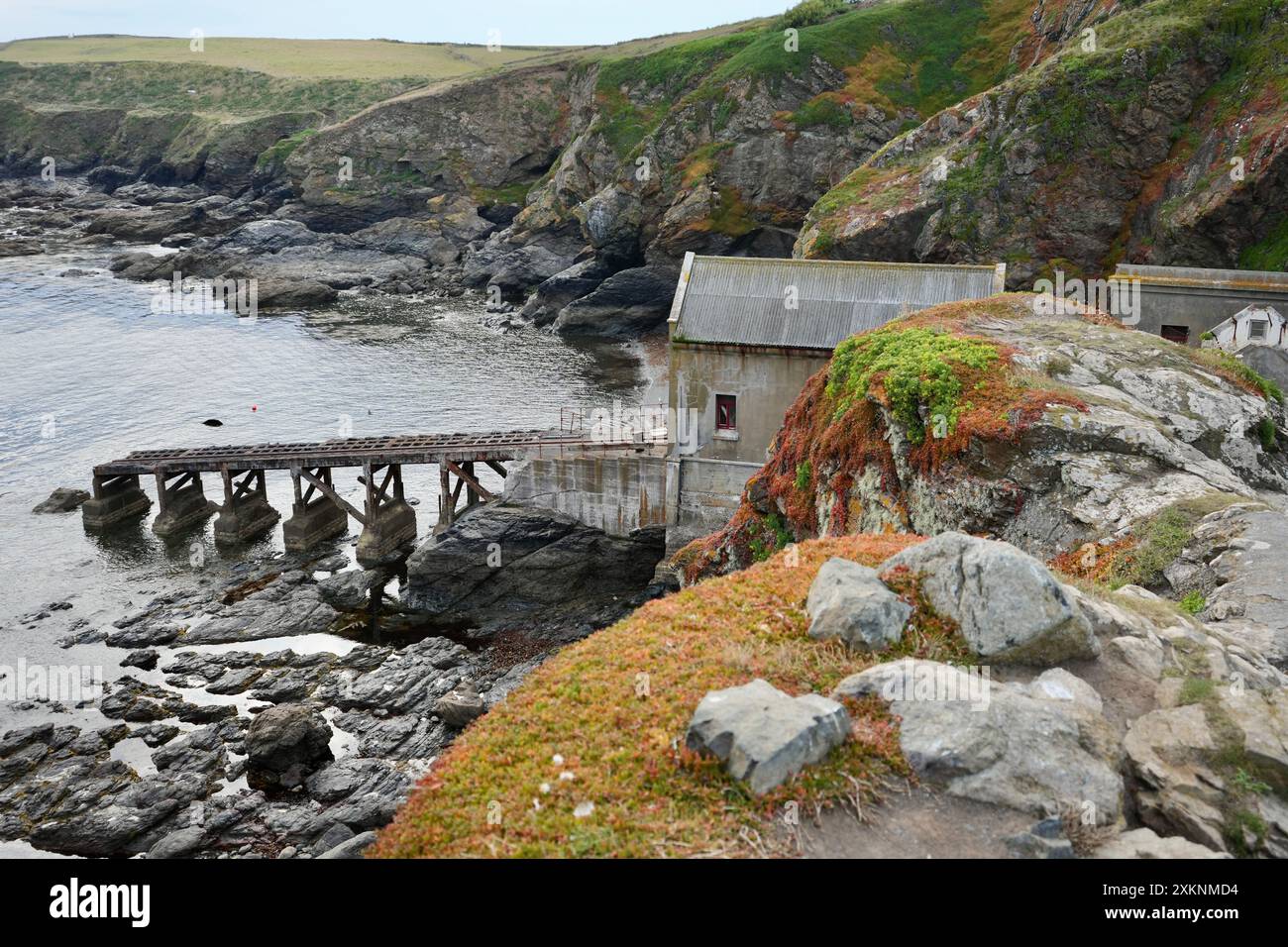 The old Polpeor Cove Lifeboat Station (1859–1961 Stock Photo - Alamy