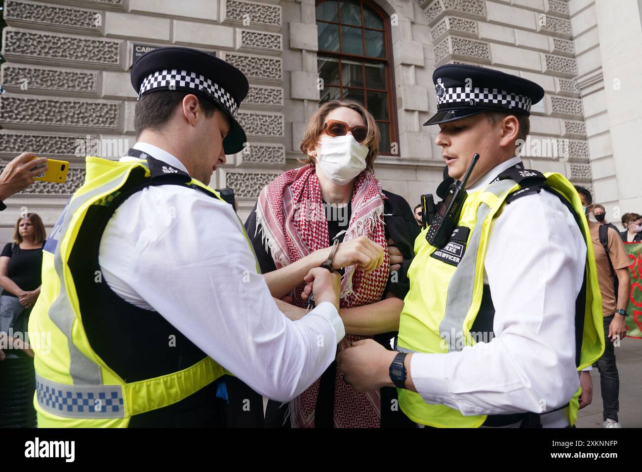 Workers and trade unionists from Workers for a Free Palestine blockade ...
