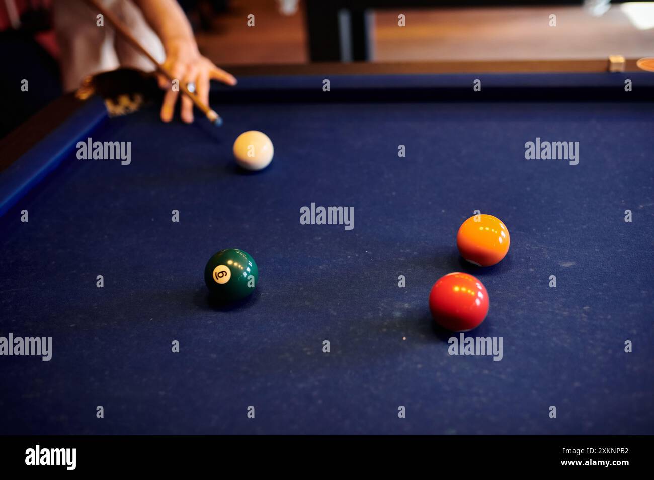 Snooker balls in pocket hi-res stock photography and images - Alamy