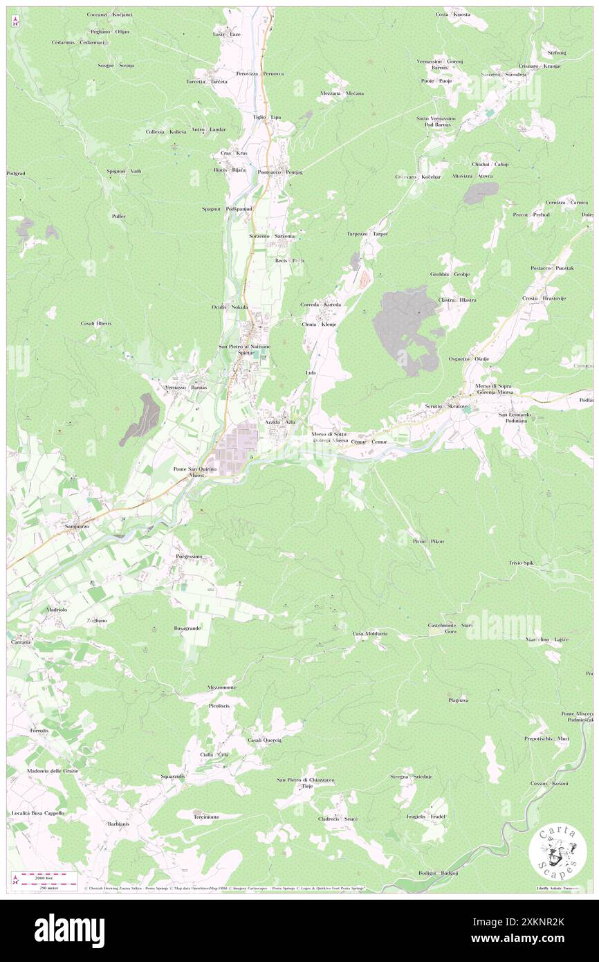 Friuli map hi-res stock photography and images - Alamy