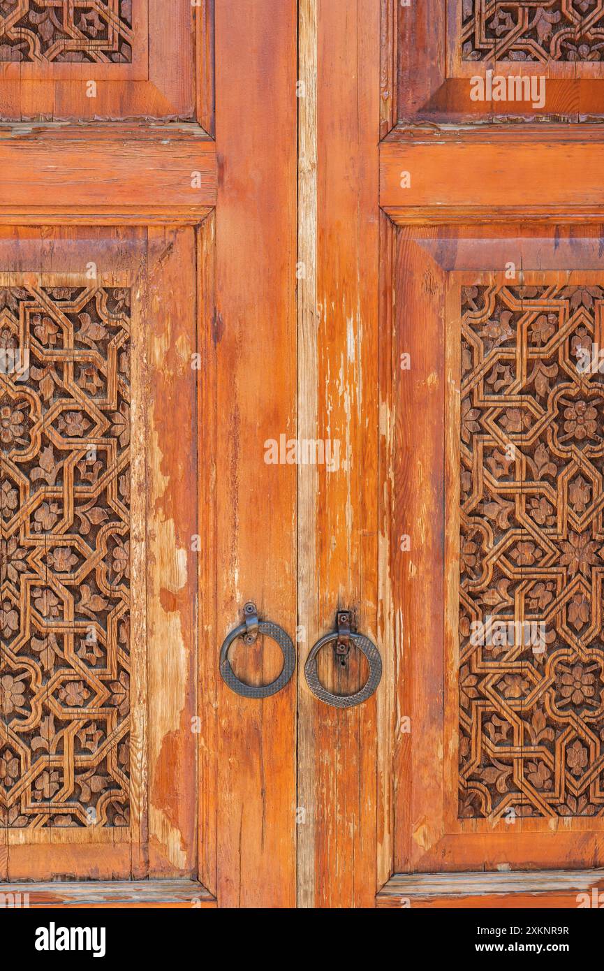 traditional Arabic Uzbek Islamic patterns arabesque ornament on an ...