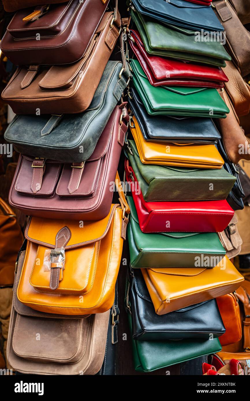Stylish bag different travel hi-res stock photography and images - Alamy