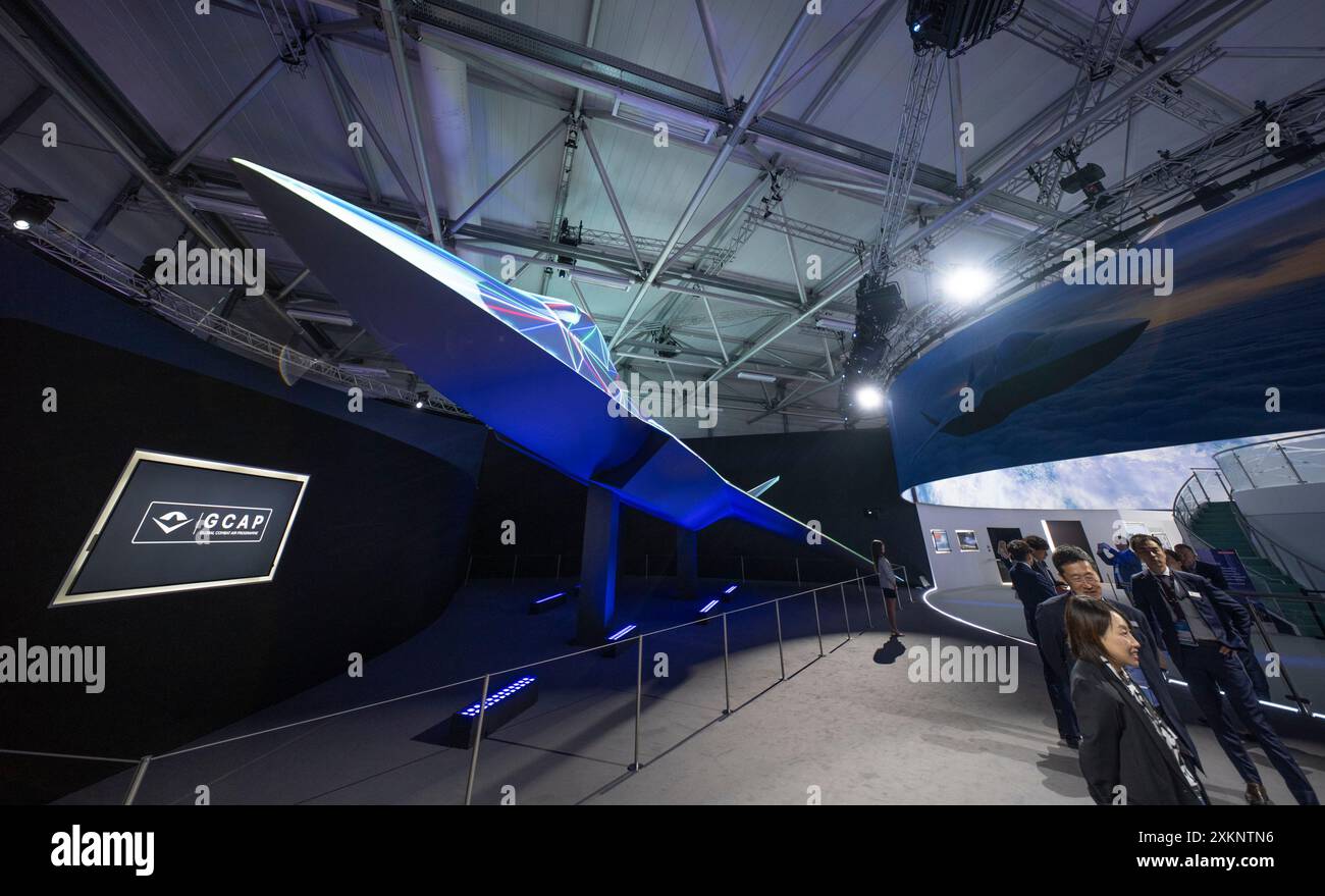 Farnborough, England, UK. 24th July, 2024. The Farnborough International Airshow runs from 22-26 ...