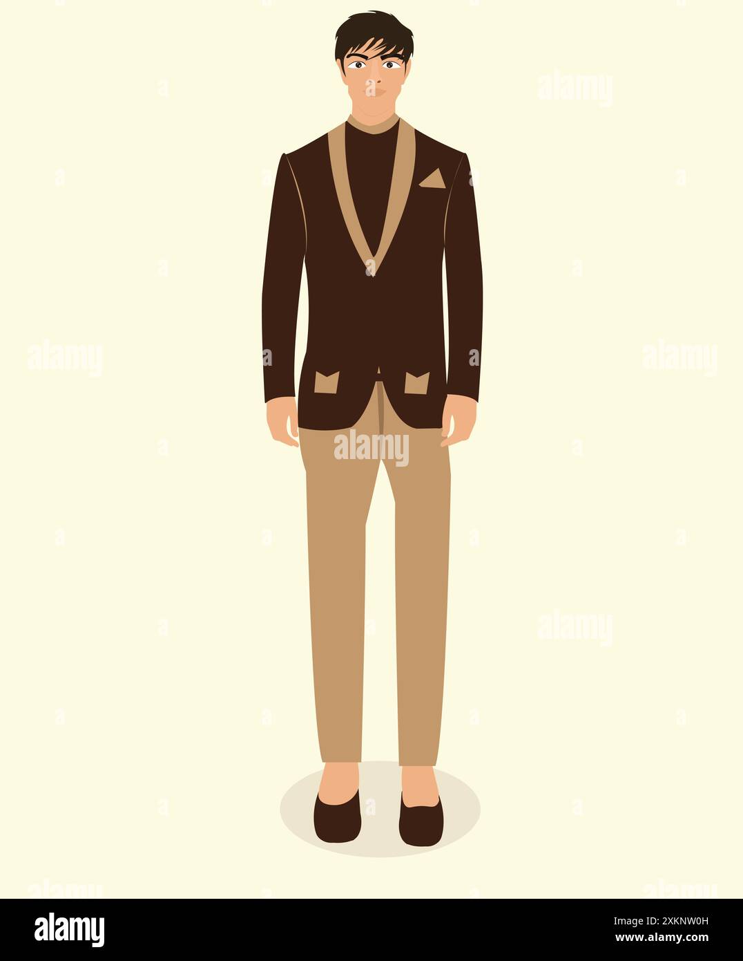 Mens wedding attire Stock Vector Images - Alamy