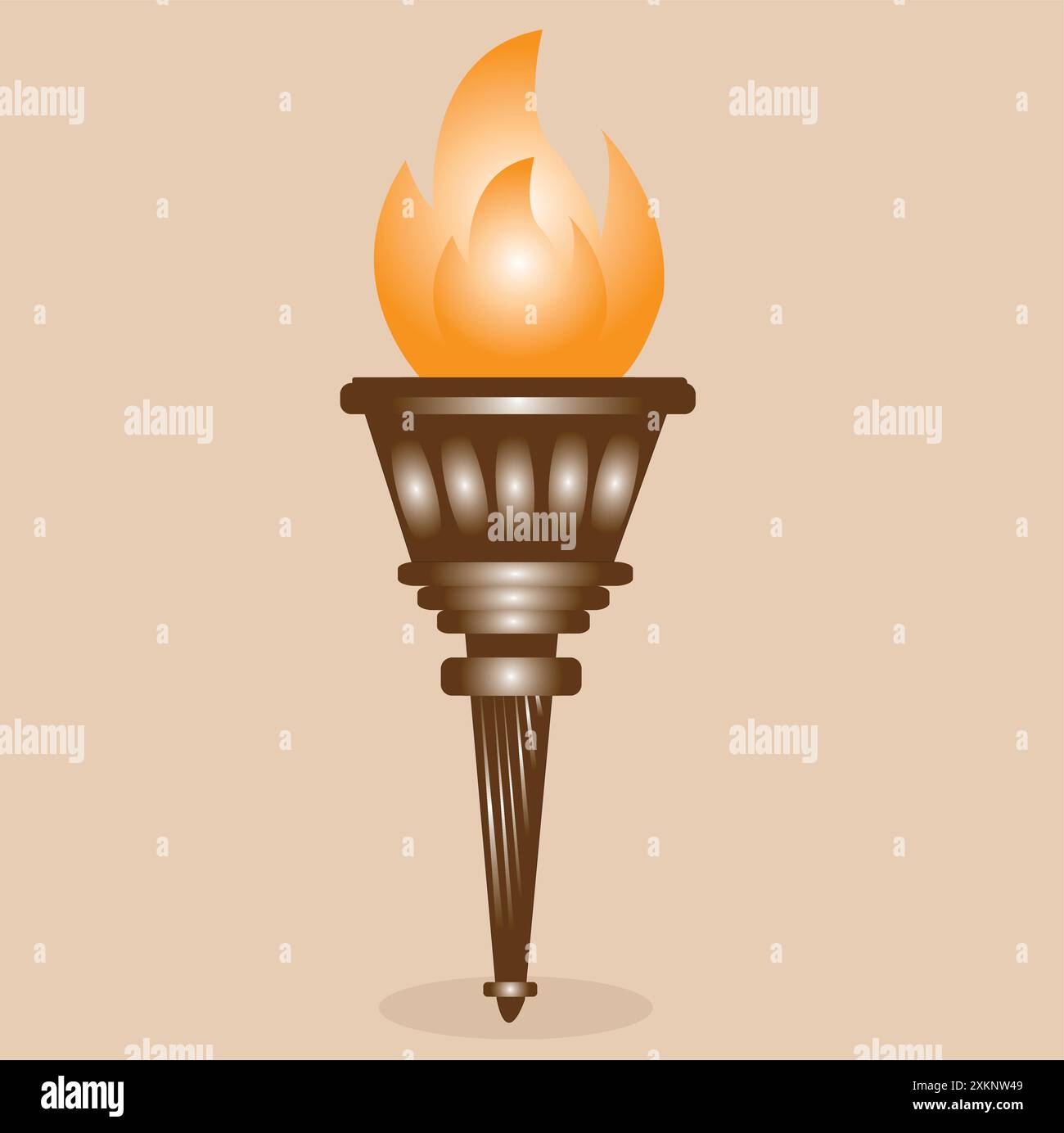 Vector illustration of fire flame flaring Stock Vector Image & Art - Alamy