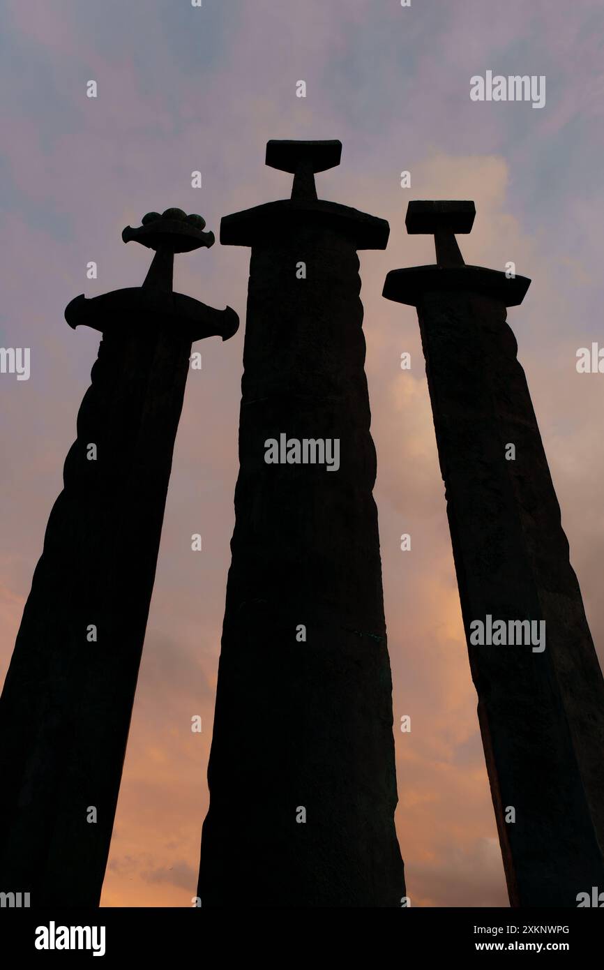 Sword in Rock monument at Hafrsfjord Norway Viking Stavanger Sverd i ...