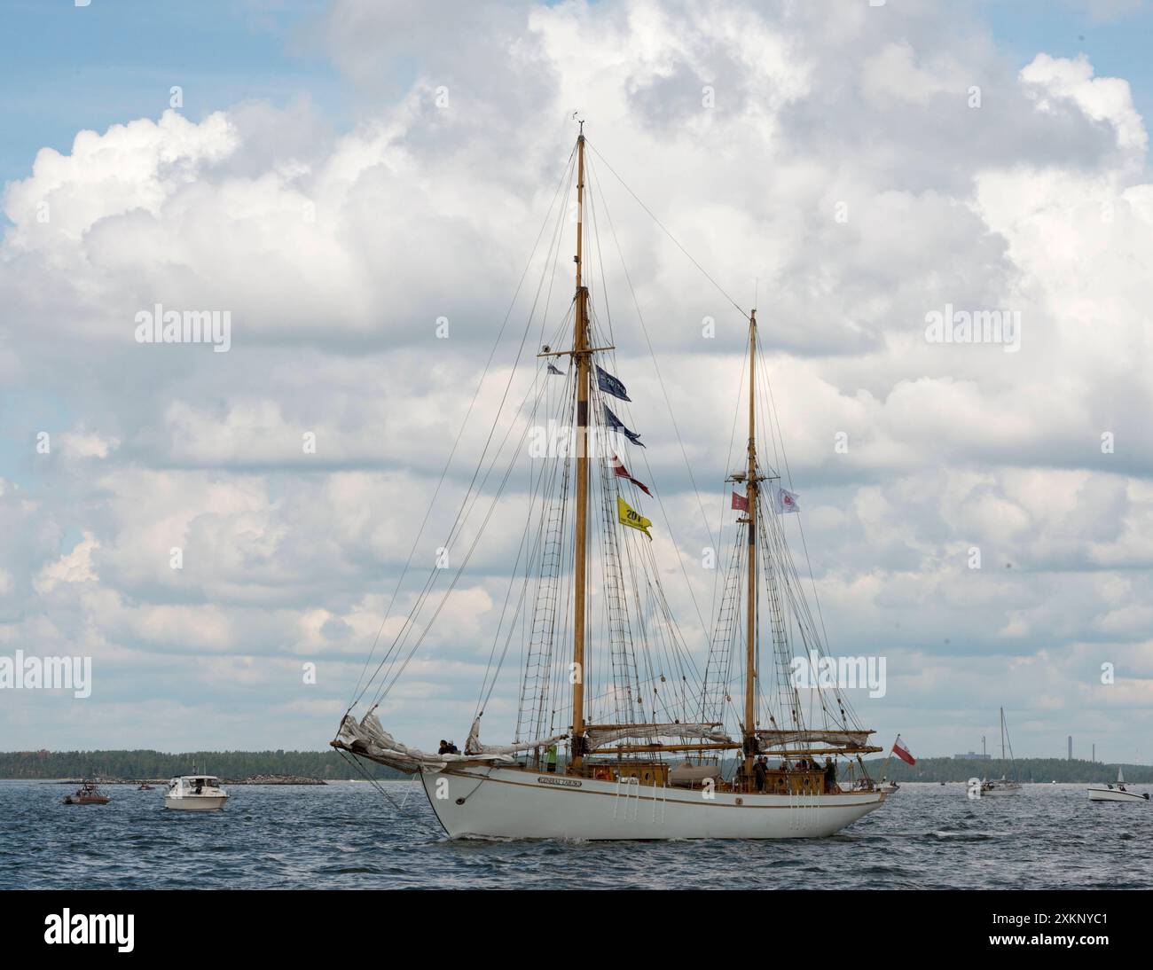 Tall Ships Races 2024 Turku, Finnland. 21 Juli 2024. Die teilnehmenden ...