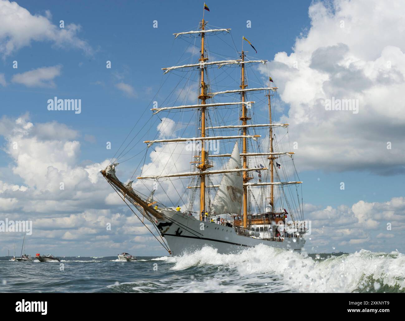 Tall Ships Races 2024 Turku, Finnland. 21 Juli 2024. Die teilnehmenden Schiffe des Tall Ships ...
