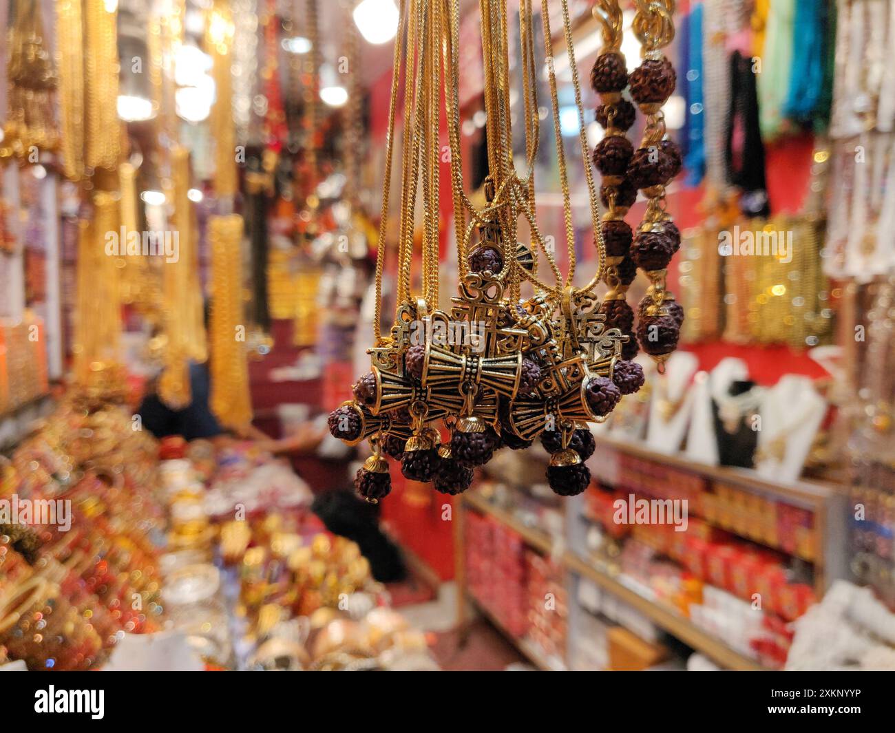 Local shops at Har Ki Pauri is a famous ghat on the banks of the Ganges ...