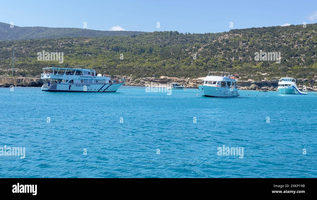 The Blue Lagoon in Cyprus is a well-known and picturesque spot, located ...