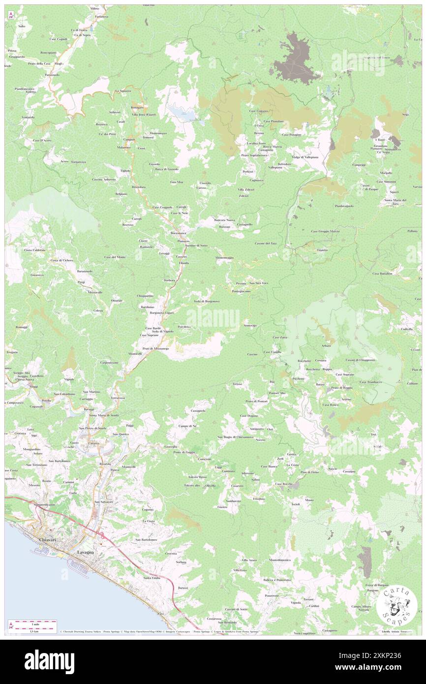 Mezzanego, Provincia di Genova, IT, Italy, Liguria, N 44 22' 57'', N 9 ...